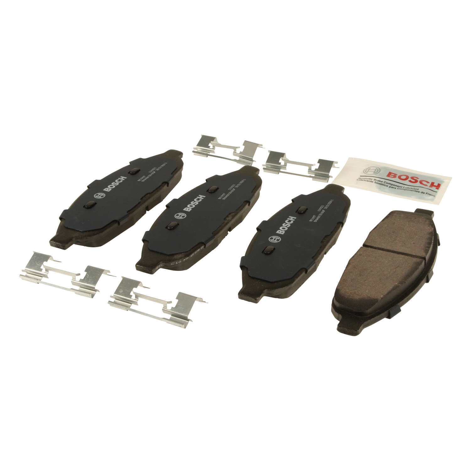 Bosch Quiet Cast Ceramic w/Hardware Brake Pad Set, and Shims - Walmart.com