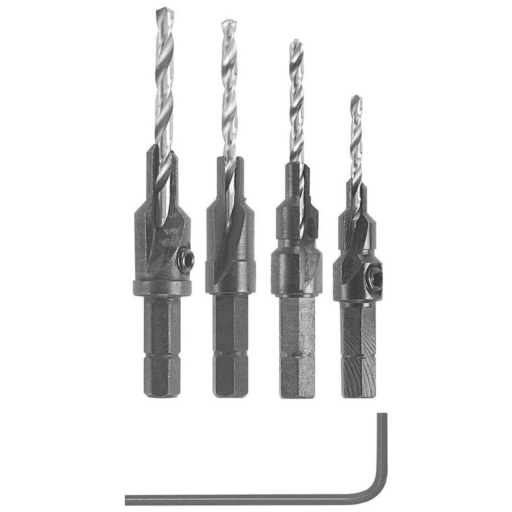 Bosch SP515 5-Piece HEX Shank Countersink Screw Pilot Set - Walmart.com