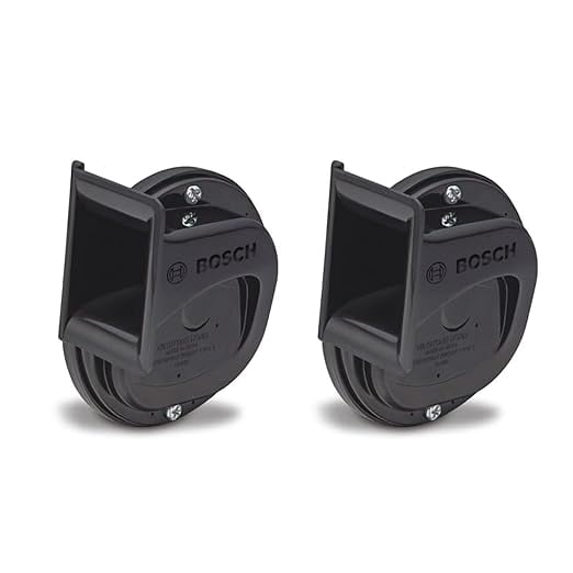 Bosch Symphony Horn F002H10028 - Set of 2 Dual Tone Car Horns - 12V, 420/500 Hz, 105-118 dB ...
