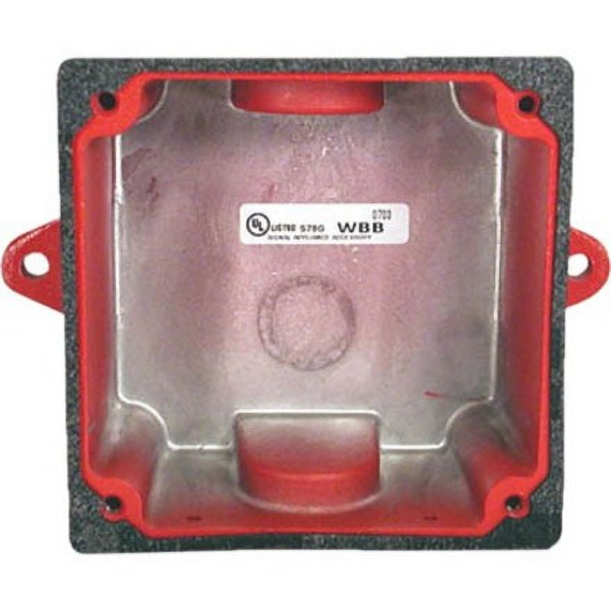 WBB-R Backbox, Weatherproof, Red - Walmart.com