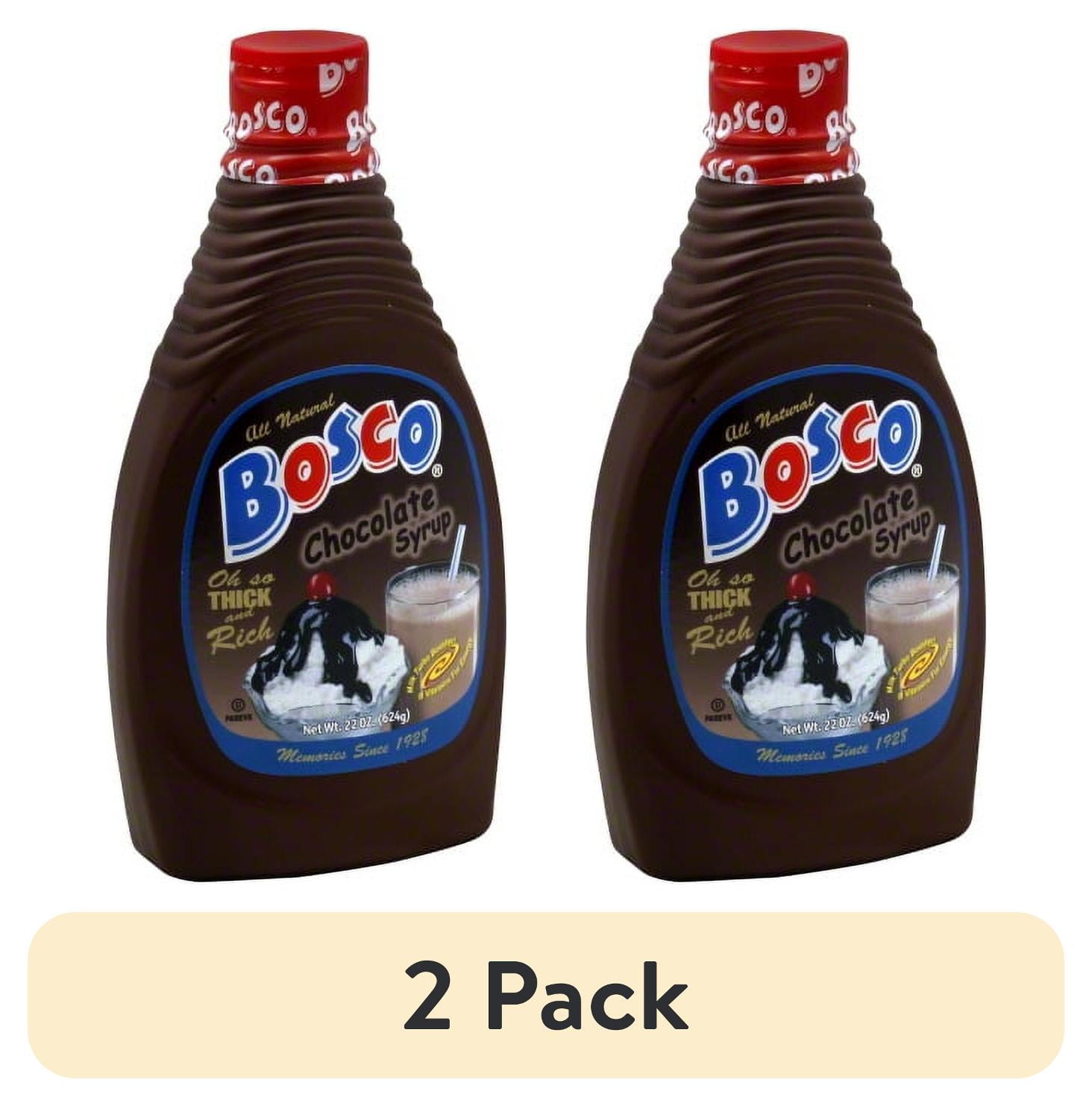 (2 pack) Bosco Chocolate Syrup, 22oz - Walmart.com