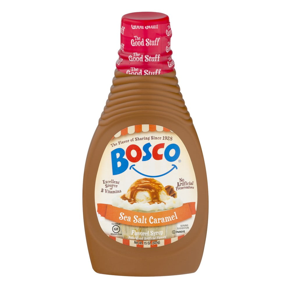 Bosco Sea Salt Caramel Flavored Syrup, 15 Oz. - Walmart.com