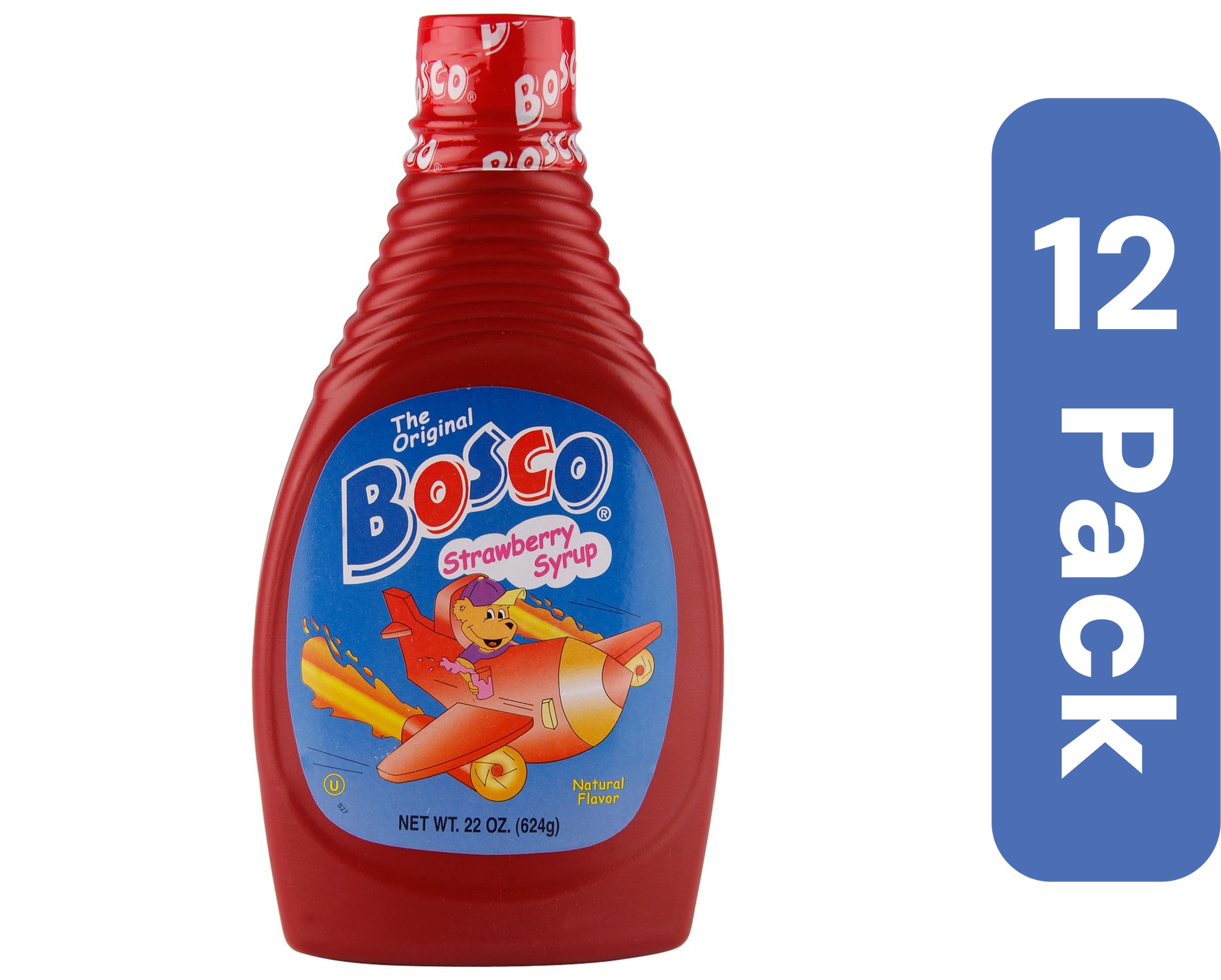 Bosco Strawberry Syrup 22 oz (Pack Of 12) - Walmart.com