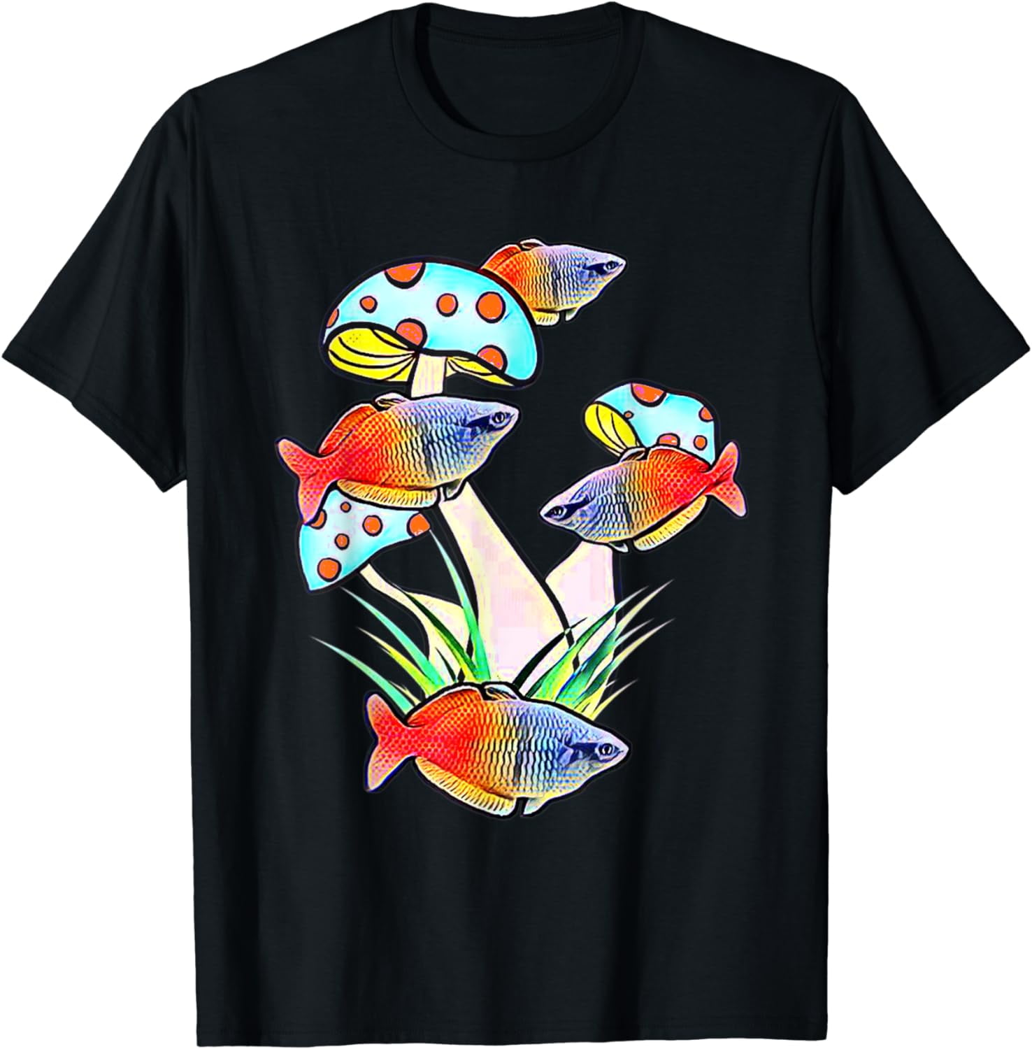 Bosemani Rainbowfish Aquarium Fish Tank Breeders Mushrooms T-Shirt ...