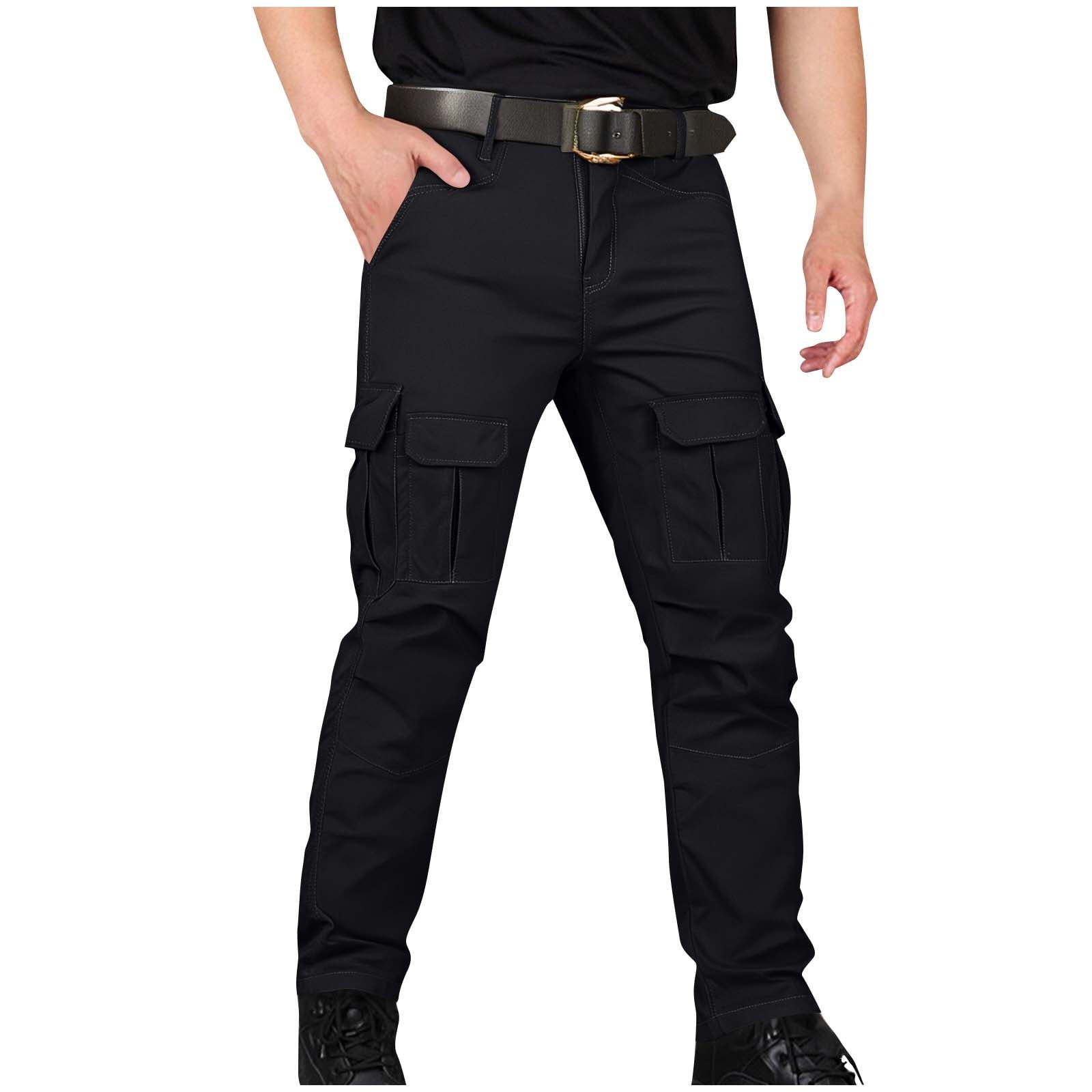 Bosfbaoi Men's Casual Cargo Pants Vent Stretch Lightweight Pants ...