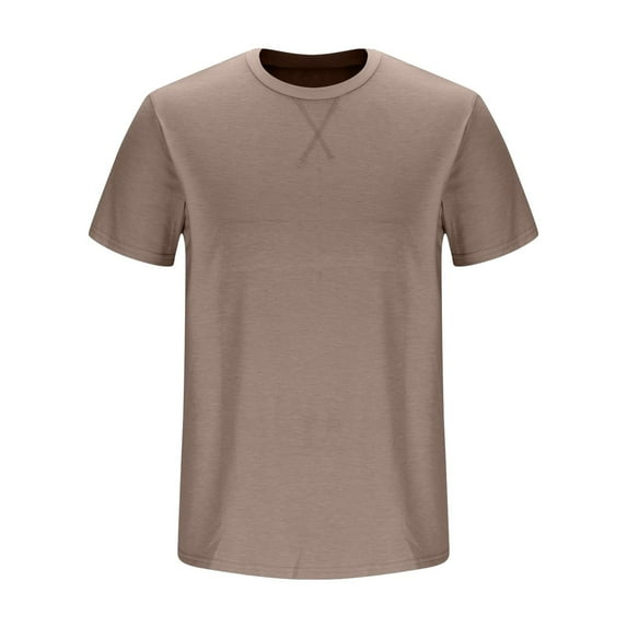 Bosfbaoi Men's Short Sleeve T-Shirts - Crew Neck Slim Fit Casual ...