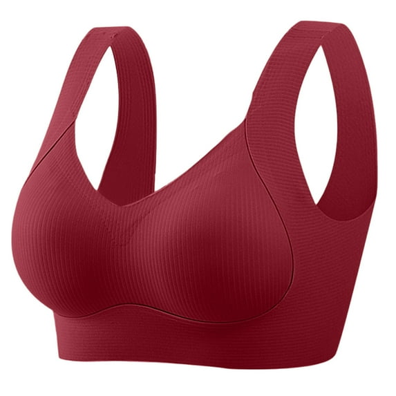 Bosfbaoi Plus Size Women's Sports Bra, Anti-Gravity Wirefree Full ...