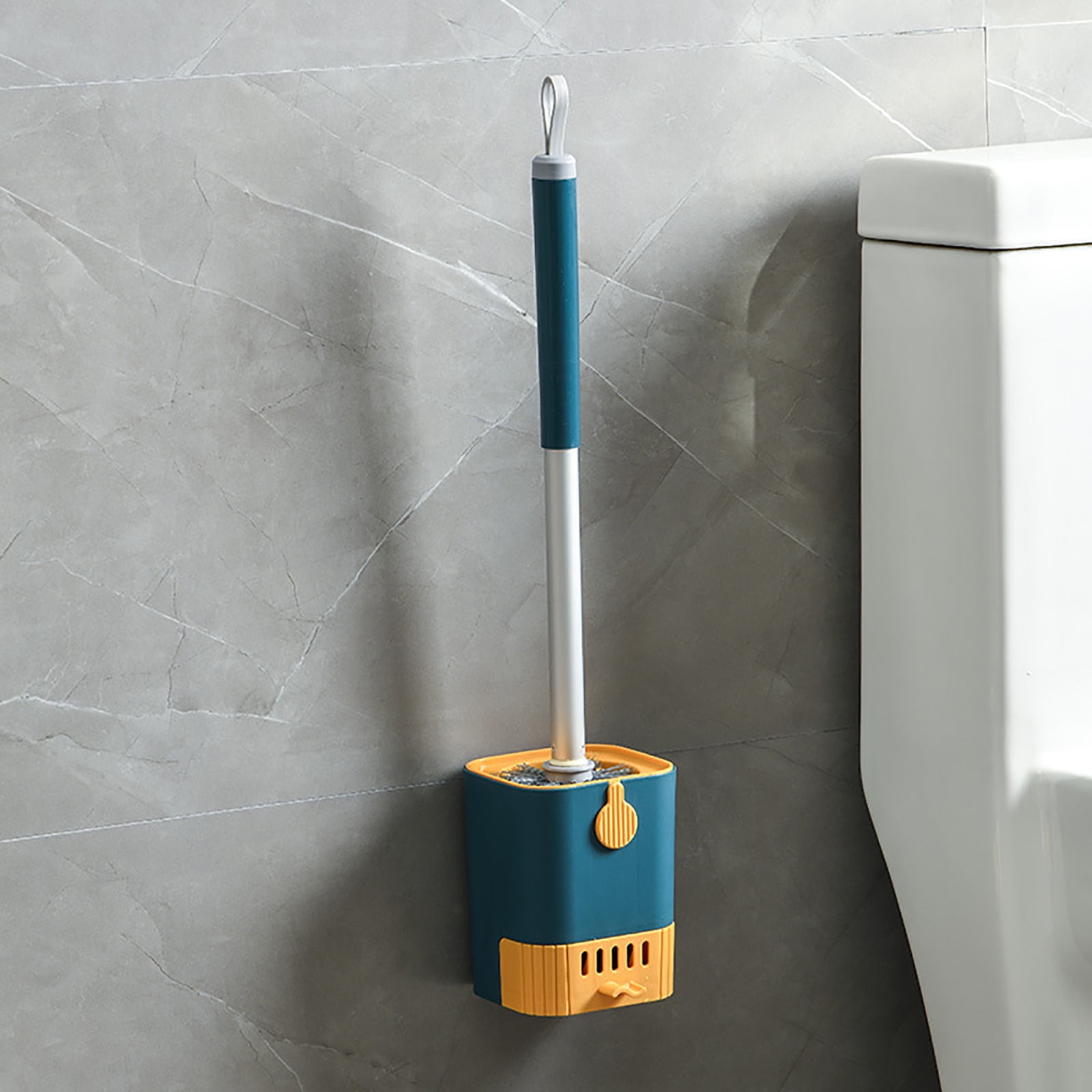Bosfbaoi Wall Mounted Toilet Brush With No Dead Corners For Toilet ...