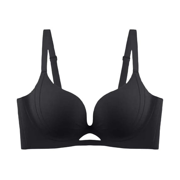Bosfbaoi Women's Adjustable Strap Push Up Sports Bra, Medium Support ...