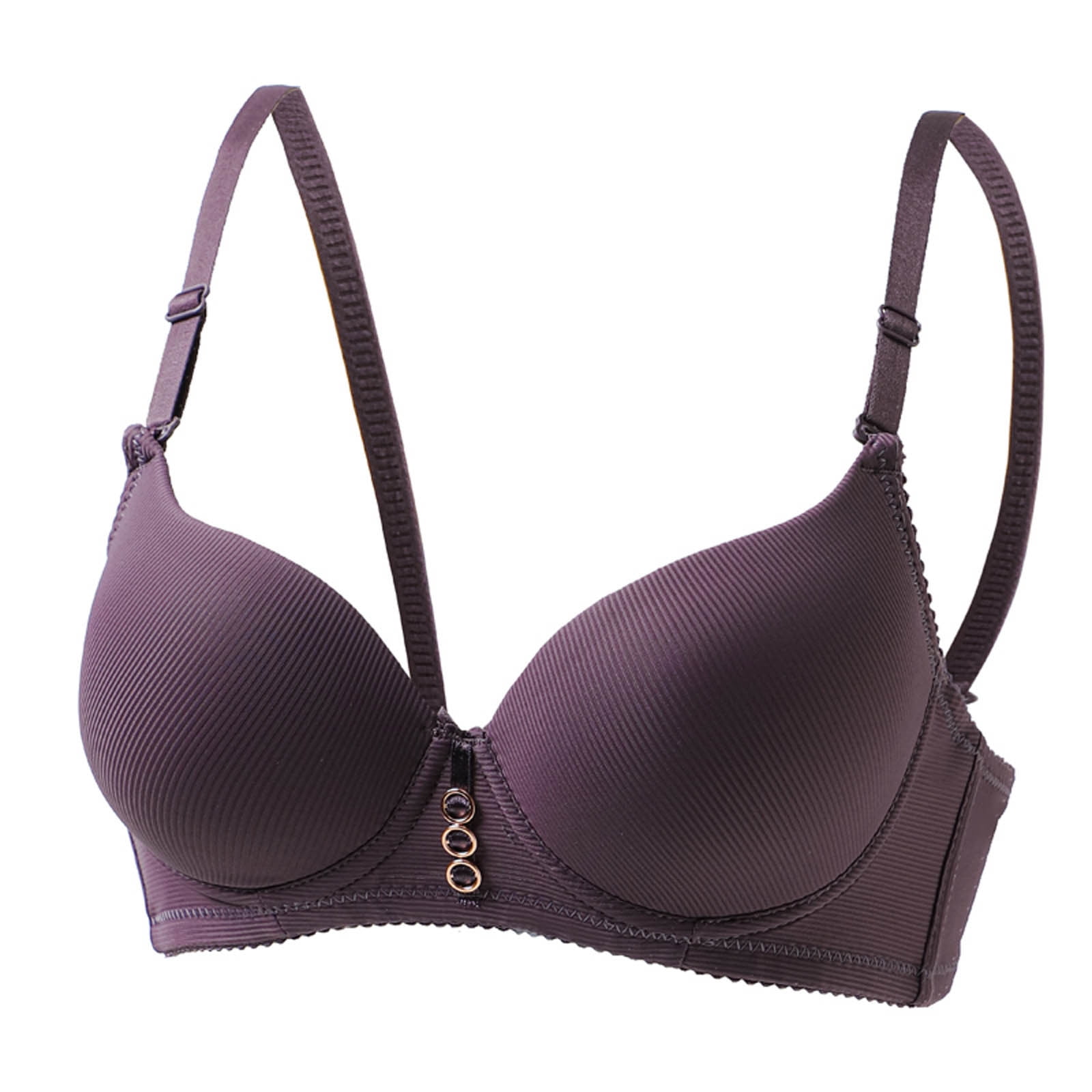 Bosfbaoi Women's Bra Solid Color Seamless Underwear Underwire Design ...