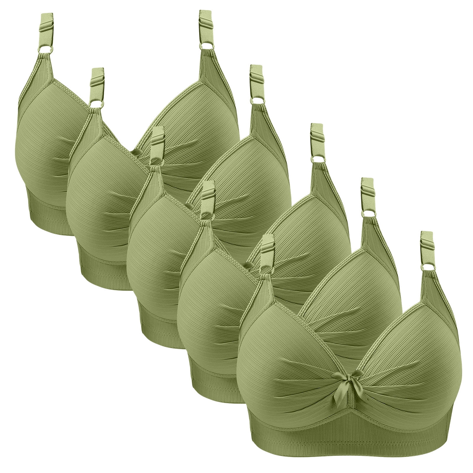 Bosfbaoi Women's Cross Back Sports Bra Padded Strappy Medium Support ...