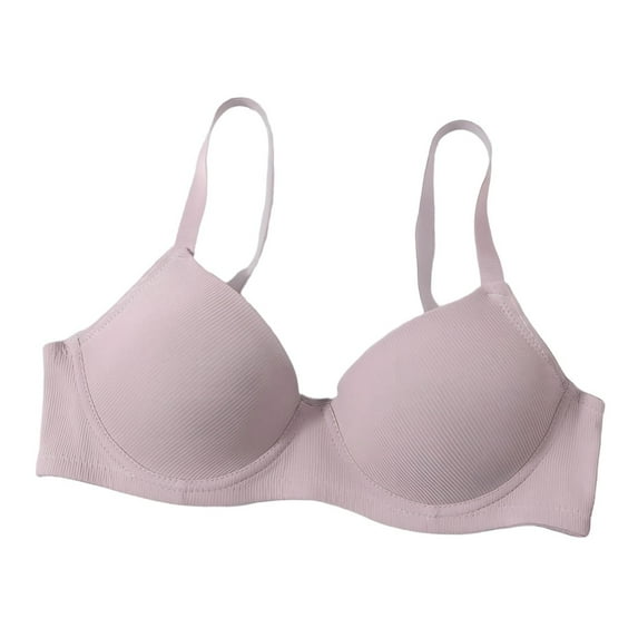 Bosfbaoi Women's Everyday Bra - Breathable Back-Closure Wire-Free Push ...