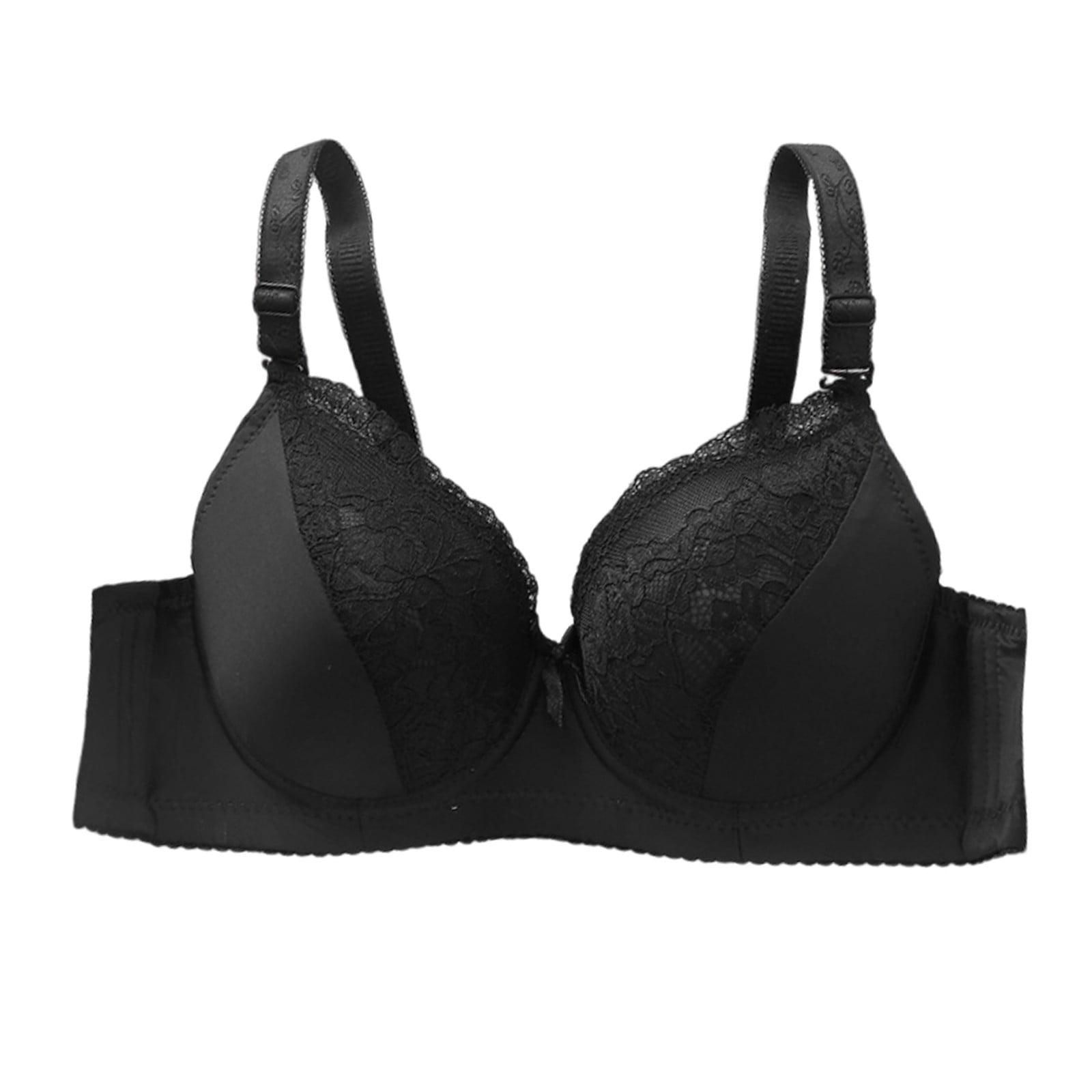 Bosfbaoi Women's Everyday Bra Lace Print Patchwork Fashion Underwear ...