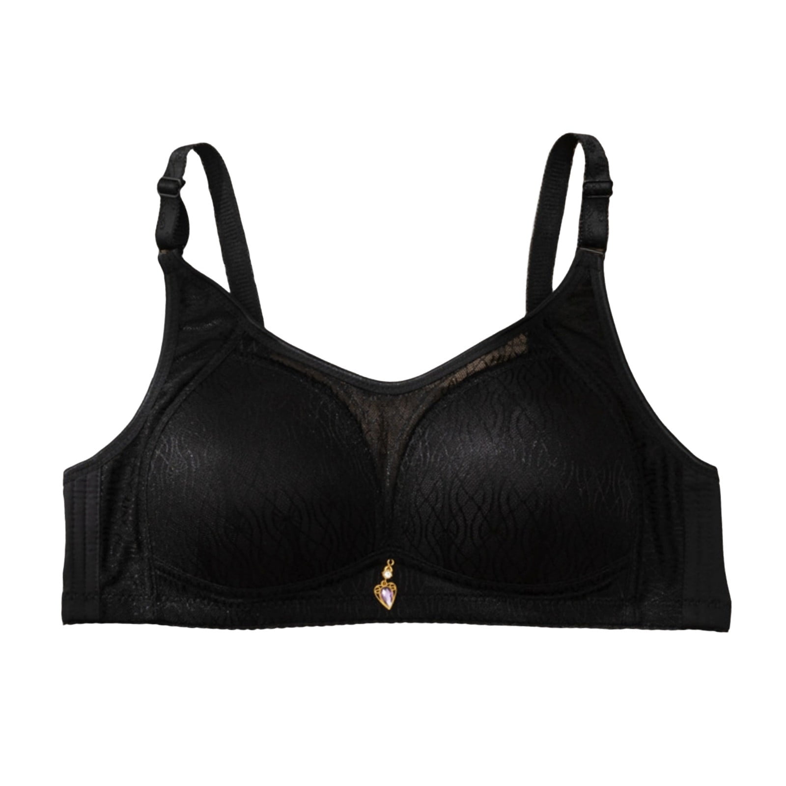 Bosfbaoi Women's Everyday Bra - Wire-Free Design with Back Hook Closure ...