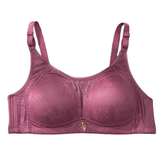 Bosfbaoi Women's Everyday Bra - Wire-Free Design with Back Hook Closure ...