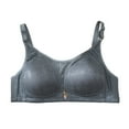 Bosfbaoi Women's Everyday Bra - Wire-Free Design with Back Hook Closure ...