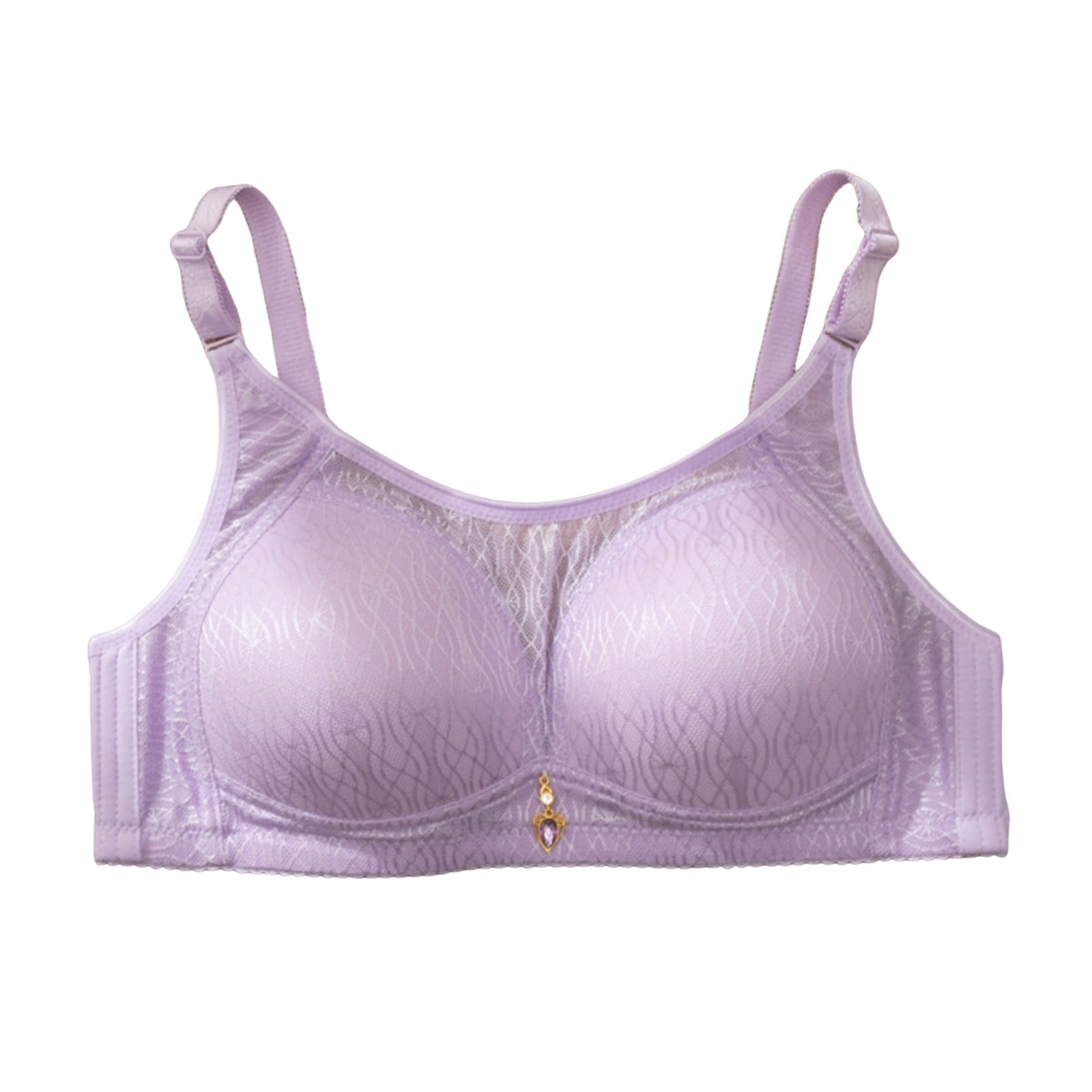 Bosfbaoi Women's Everyday Bra - Wire-Free Design with Back Hook Closure ...