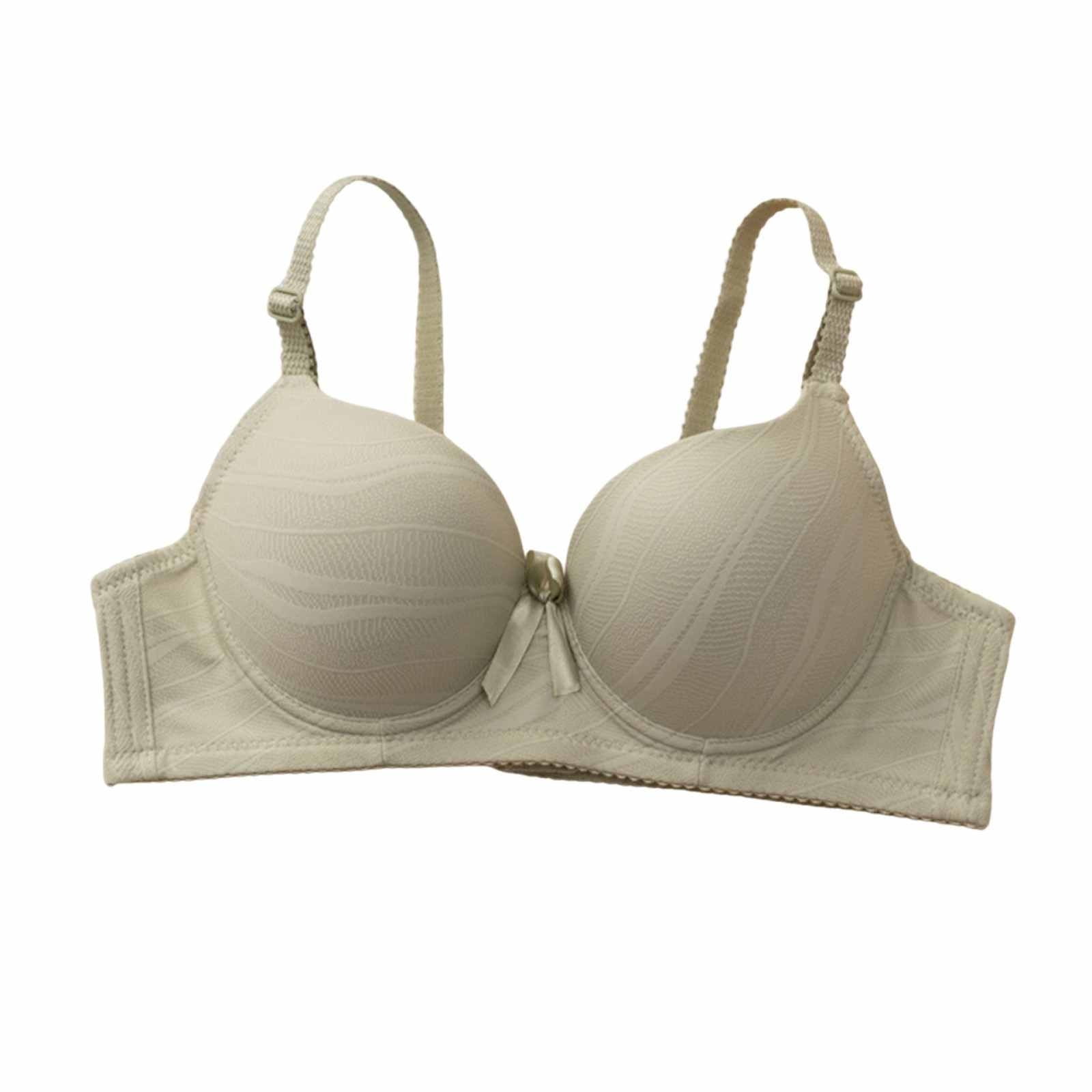 Bosfbaoi Women's Everyday Bra with Underwire Design,Solid Color Lace ...