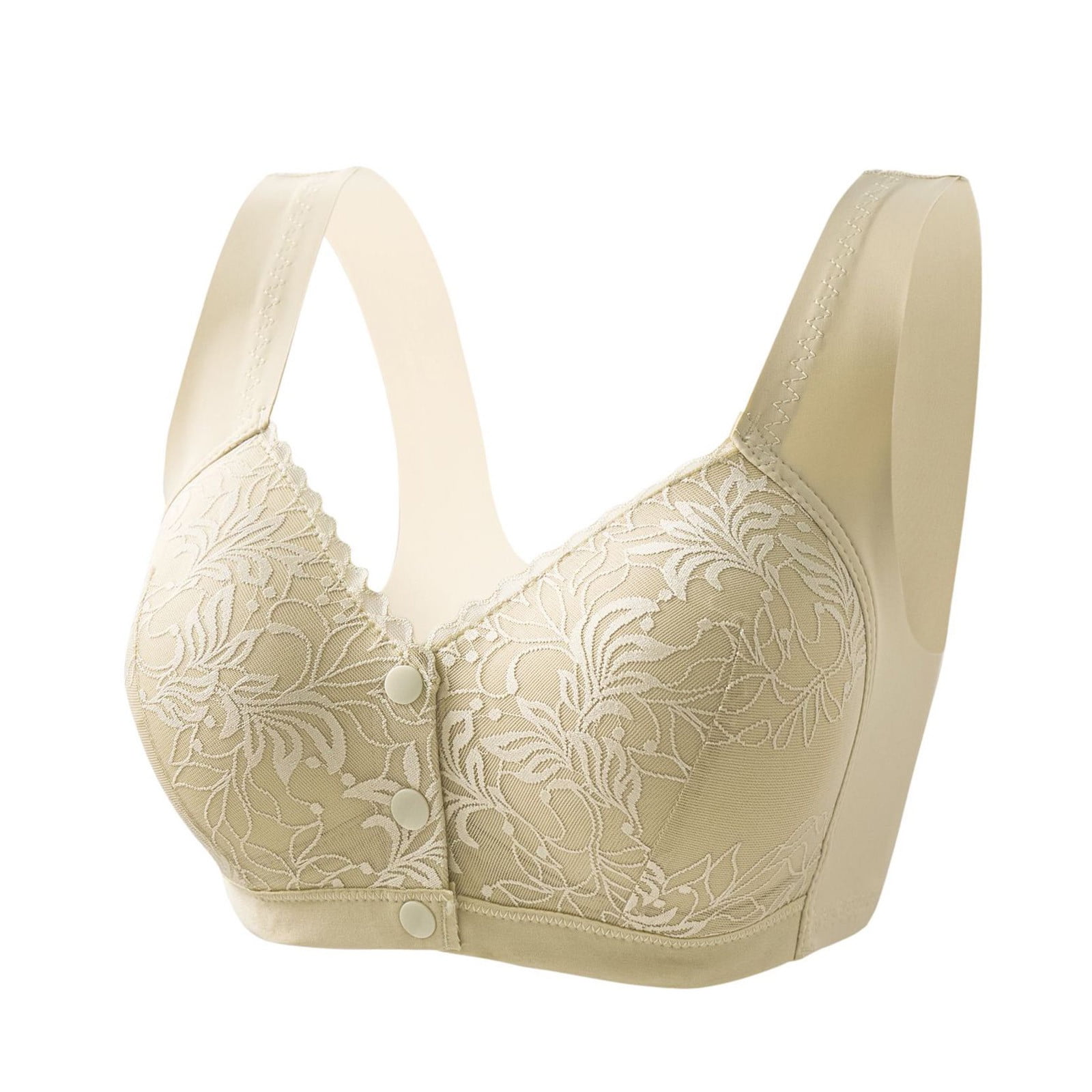 Bosfbaoi Women's Everyday Underwear Underwire Push-Up Bra Solid Color ...