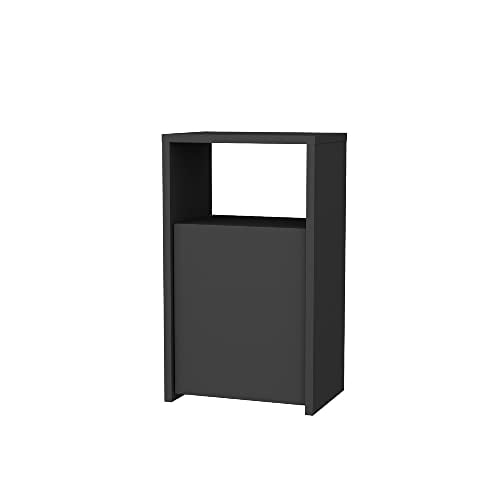 Bosfori Carlin Floating Nightstand, Wall-Mounted Nightstand, Bedside ...