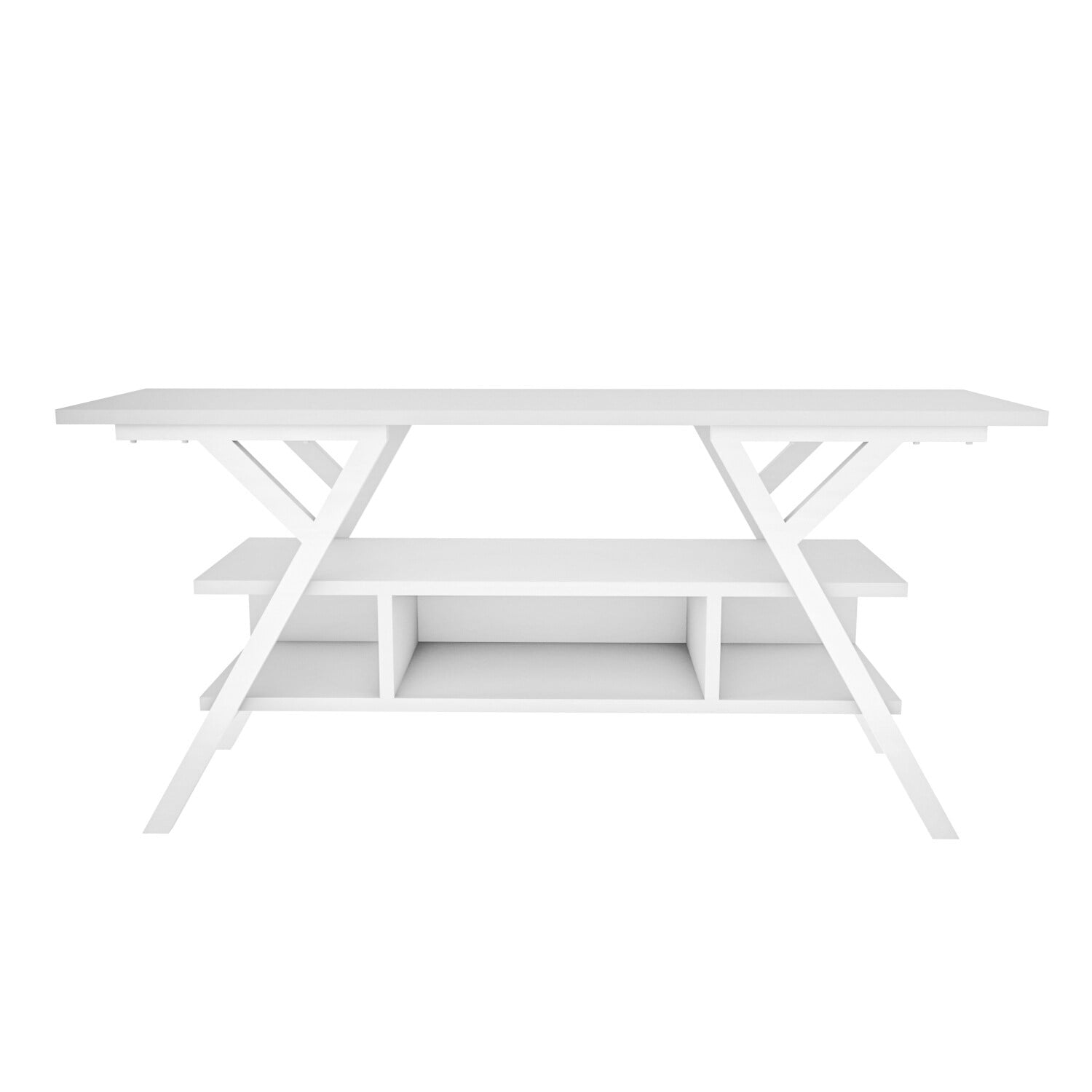 Bosfori Minerva Tv Stand White - White - Walmart.com