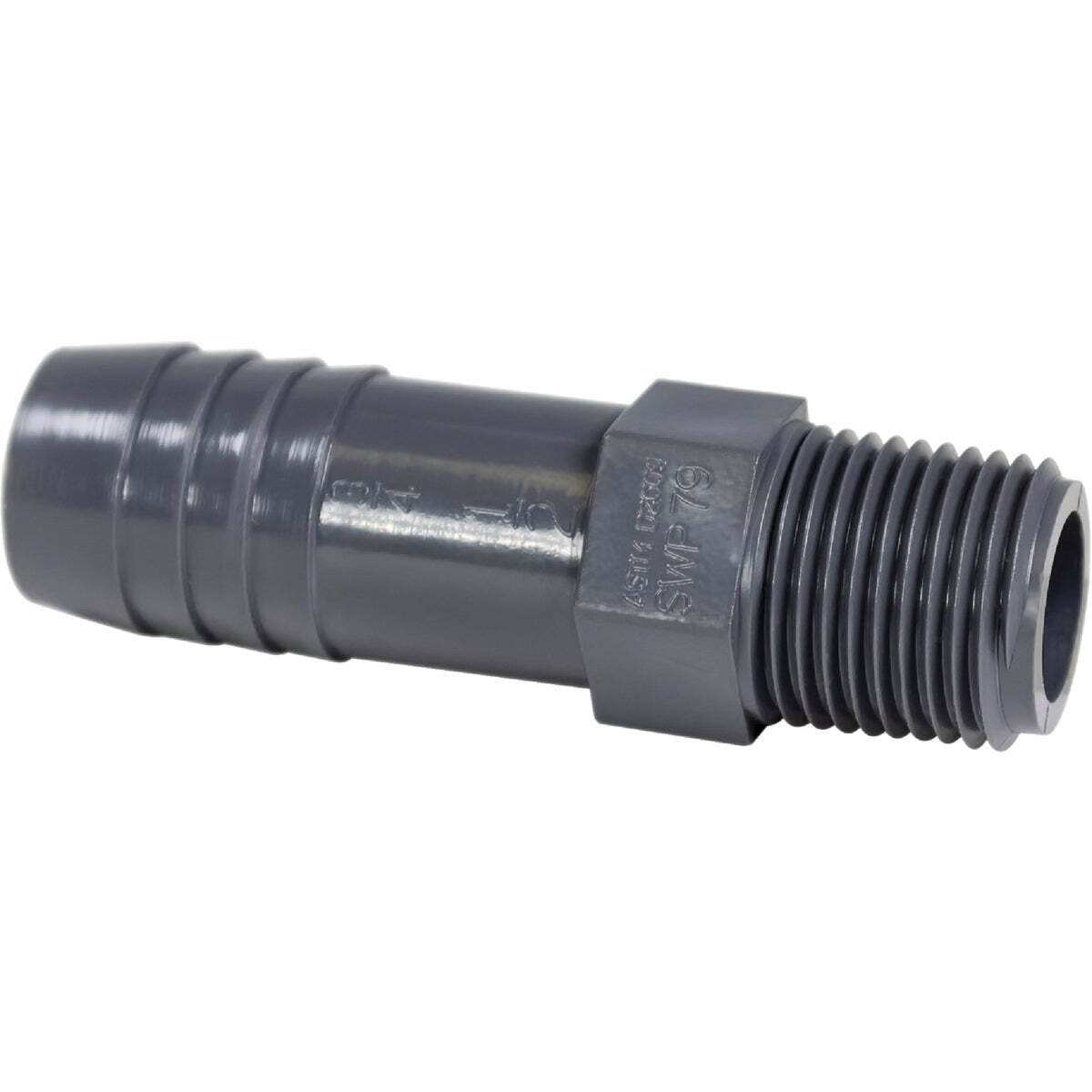 Boshart Industries 1/2 in. MPT in. X 3/4 in. D Insert Polypropylene ...