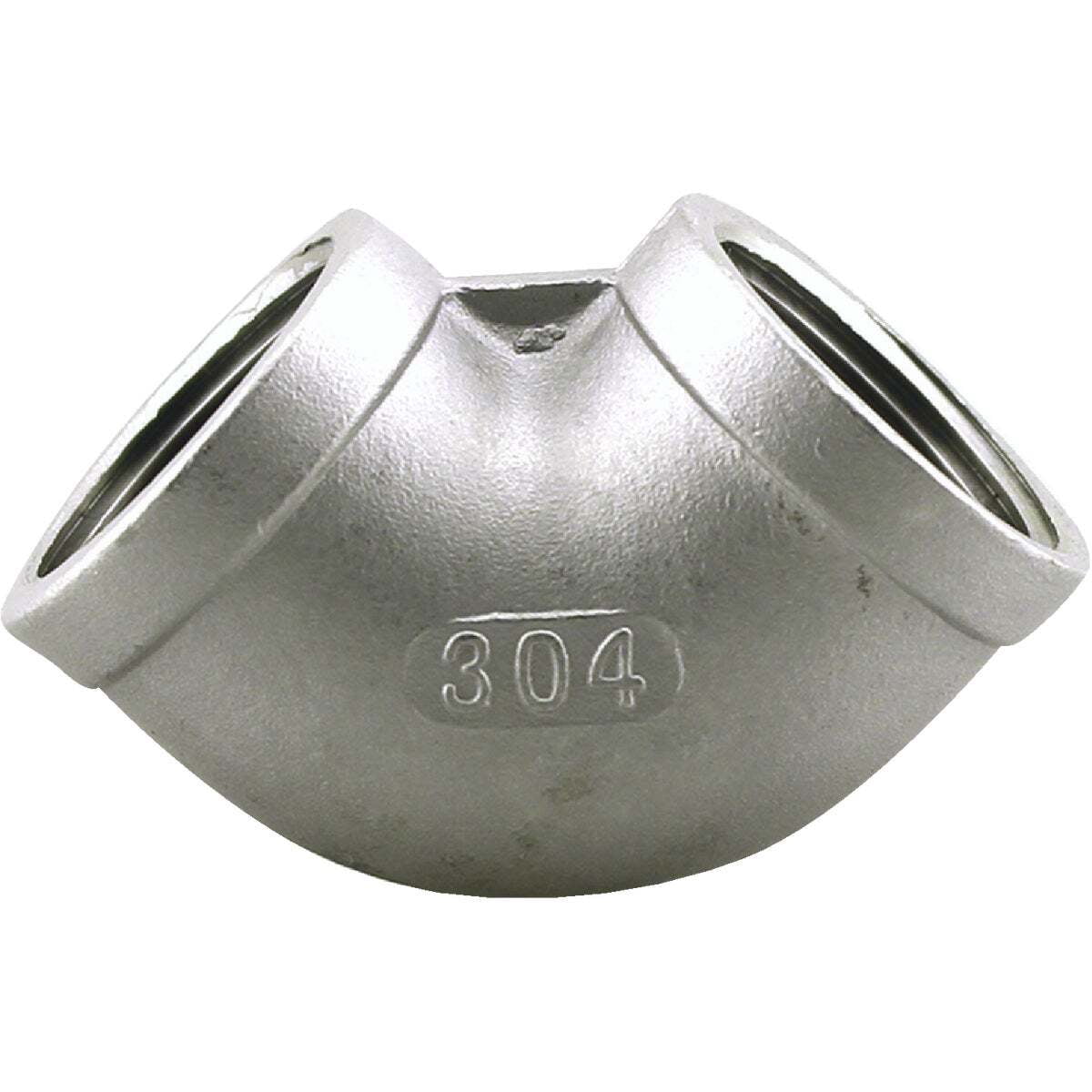 PLUMB-EEZE 1 In. FIP 90 Deg. Stainless Steel Elbow (1/4 Bend) U2-SSE-10 ...