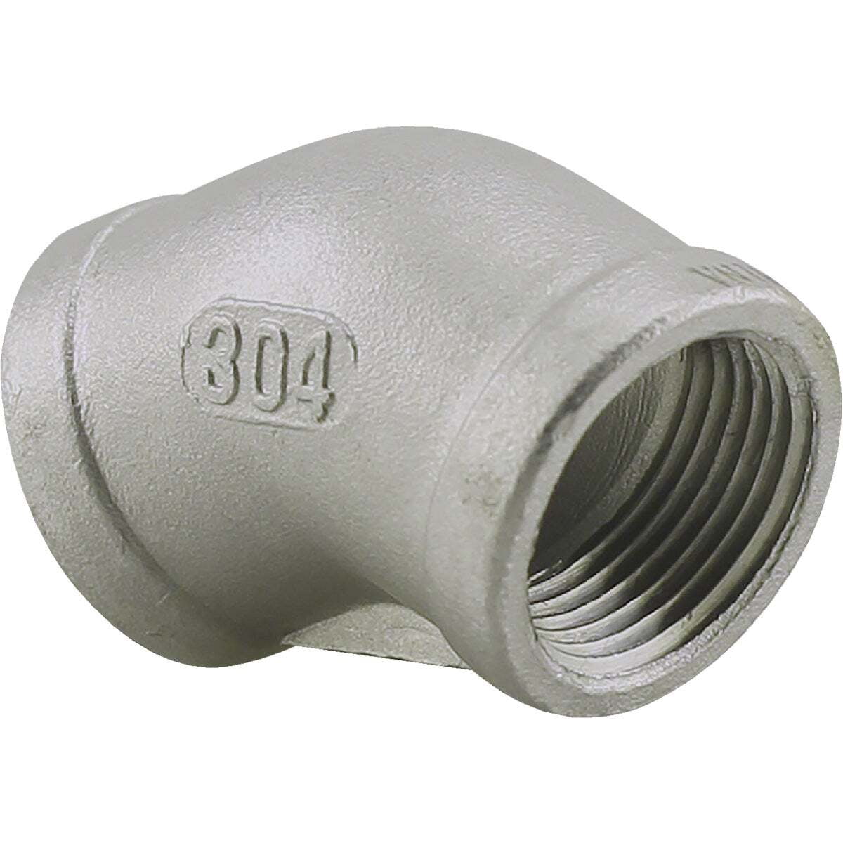 PLUMB-EEZE 1/2 In. FIP 45 Deg. Stainless Steel Elbow (1/8 Bend) U2-SSE4 ...