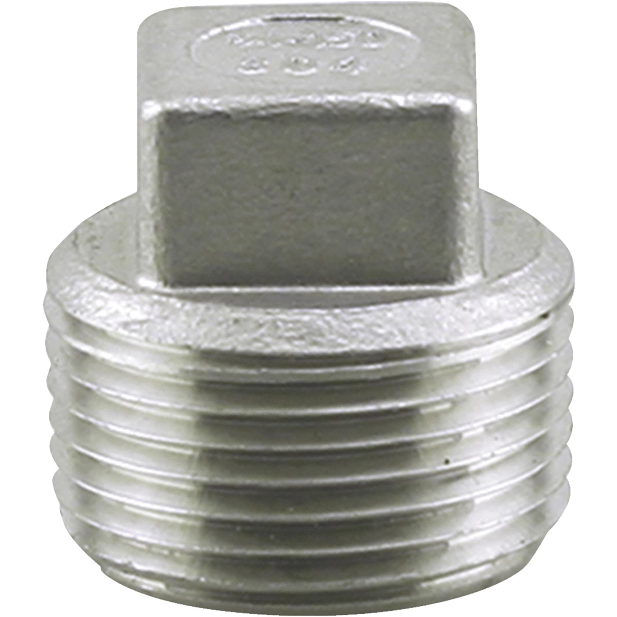 Boshart Stainless Steel Square Head Plug U2-SSP-10 - 1 In, Silver ...
