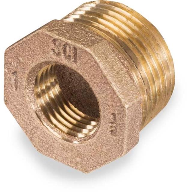 Boshart Industries UNLBRB-2015 2 x 1.5 in. Bronze Pipe Hex Bushing ...
