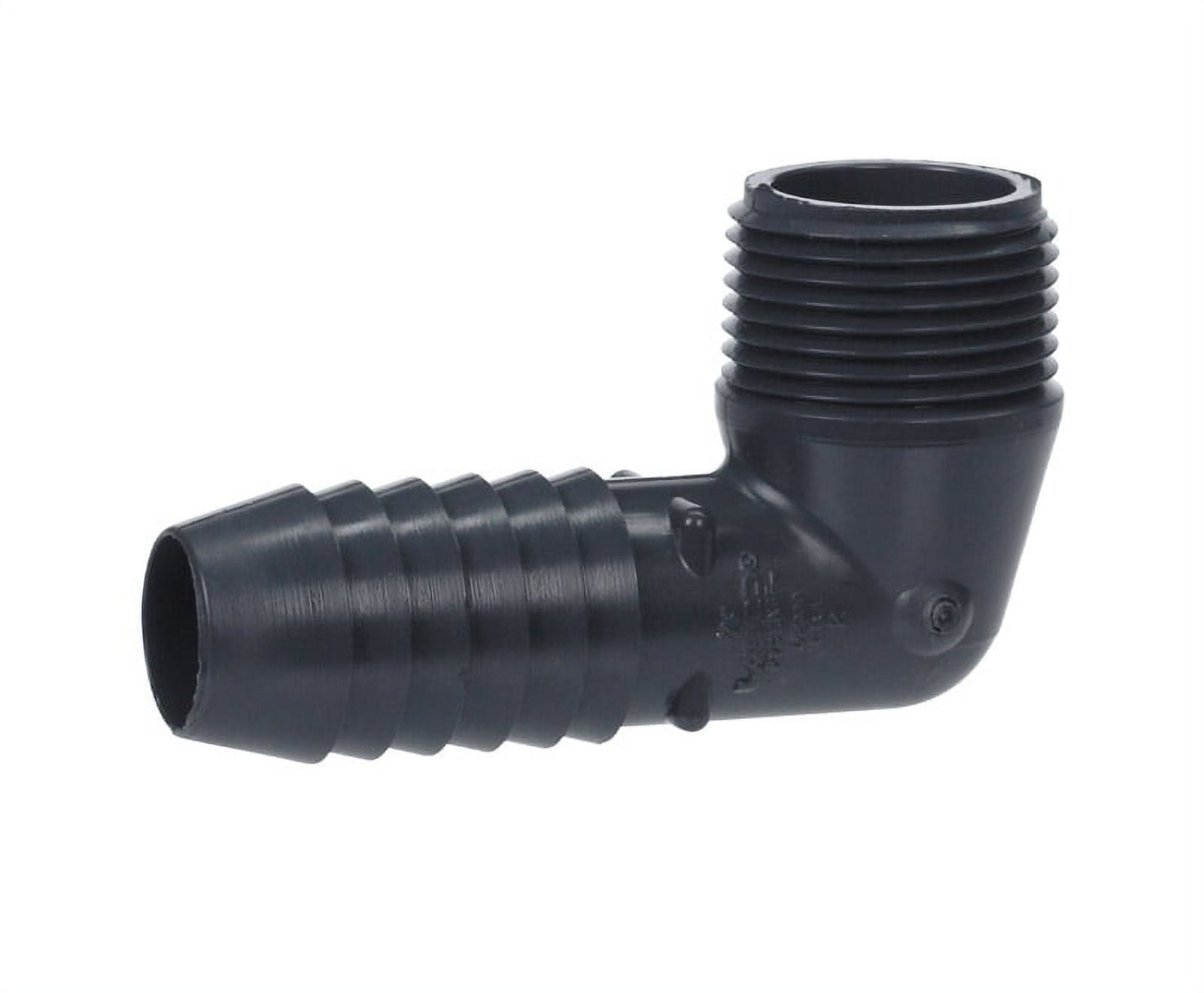 Boshart Industries UPPME-07 90 Degree Elbow 3/4" Insert in. X 3/4" D MPT Polypropylene - Walmart.com