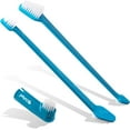 Boshel Dog Toothbrush Set - Dual Headed Long Handled + Finger ...