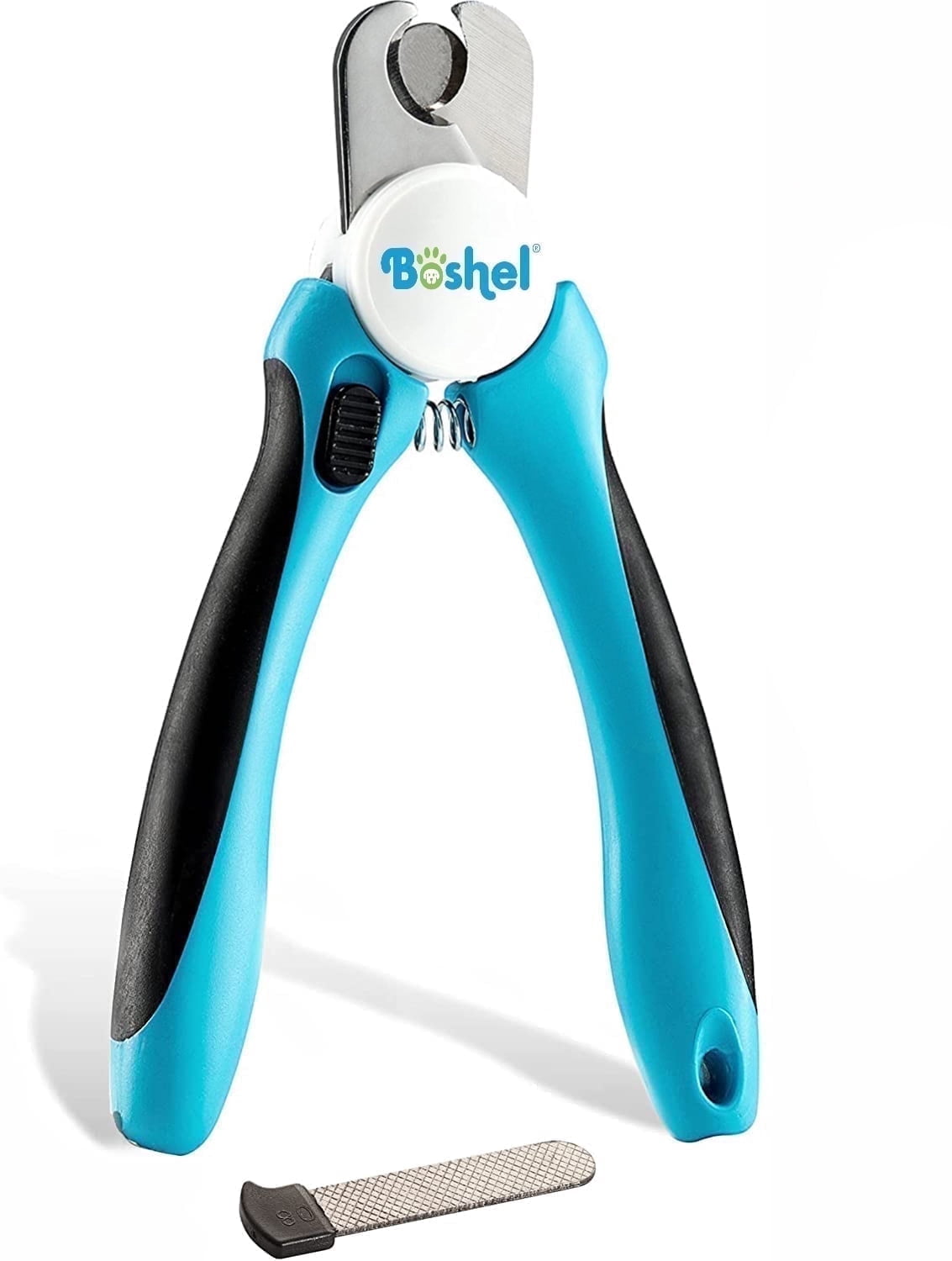 BOSHEL Pets Nail Clippers, Safety Guard, Nail File, Ergonomic Stainless ...
