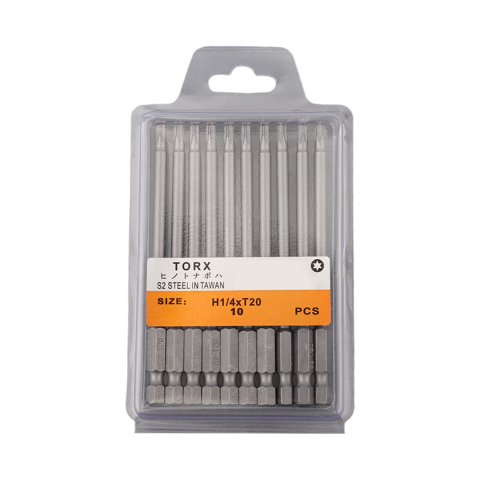 Bosisa 10Pcs 100Mm Hex Shank Magnetic Star Torx Screwdriver Bit T20 For ...