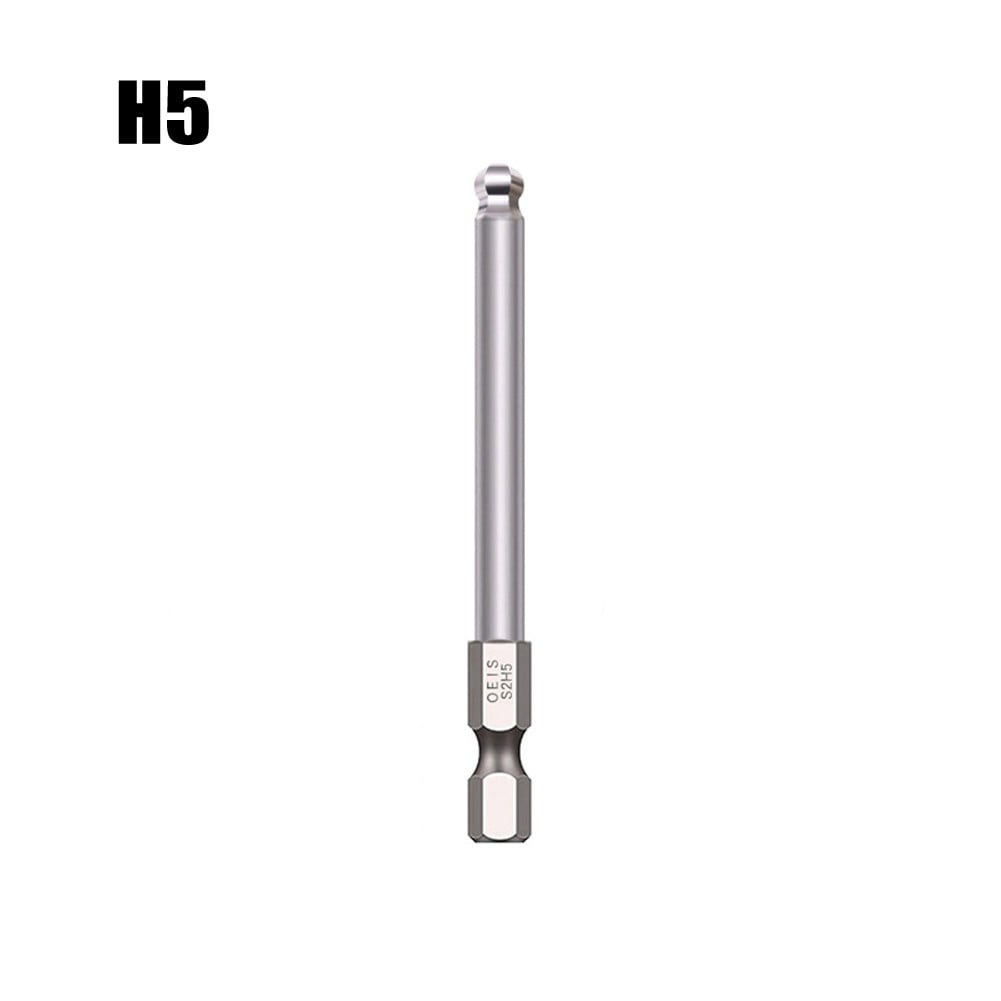 Bosisa 1Pc Ball End Hex Screwdriver Bit Metric Hex Bit 75Mm Long ...