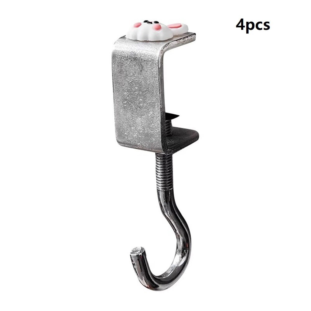 Bosisa 1Pc Desk Hook For Hanging Bag Backpack Adjustable Hook 1/4Pcs ...