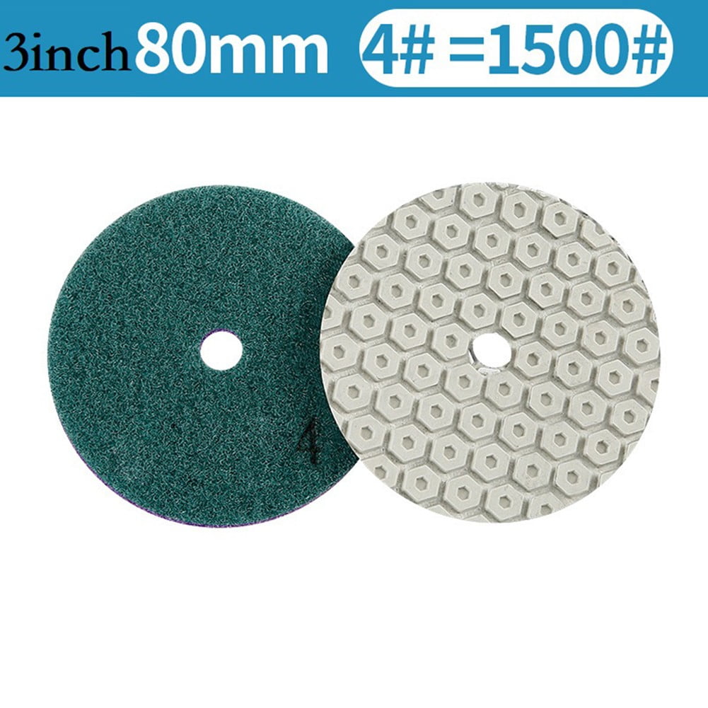 Bosisa 1Pc Diamond Dry Polishing Pad 3 Inch Type For Granite Marble ...