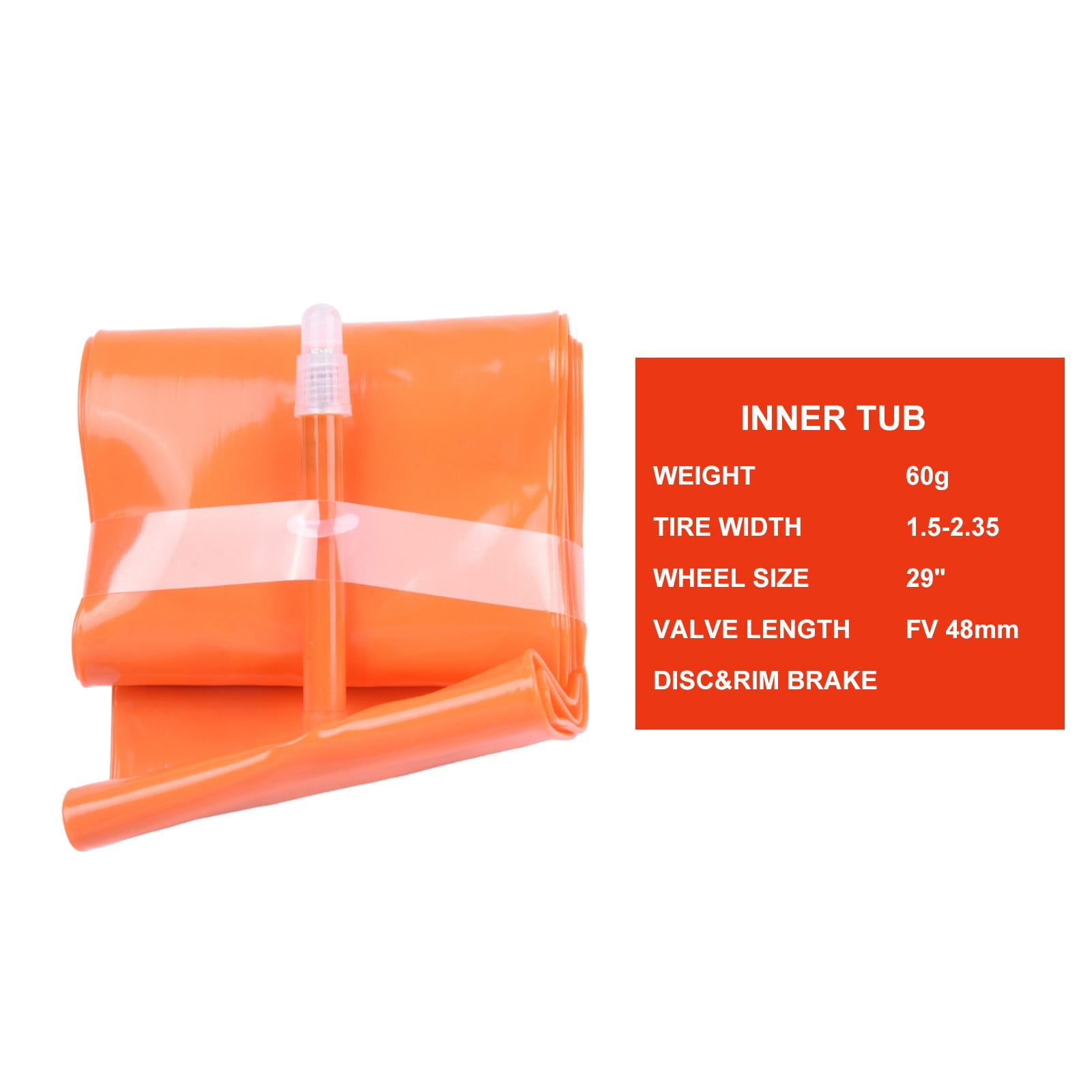 Bosisa 1Pc Mountain Bike Inner Tube Lightweight Mtb Road Bike Tpu Inner ...