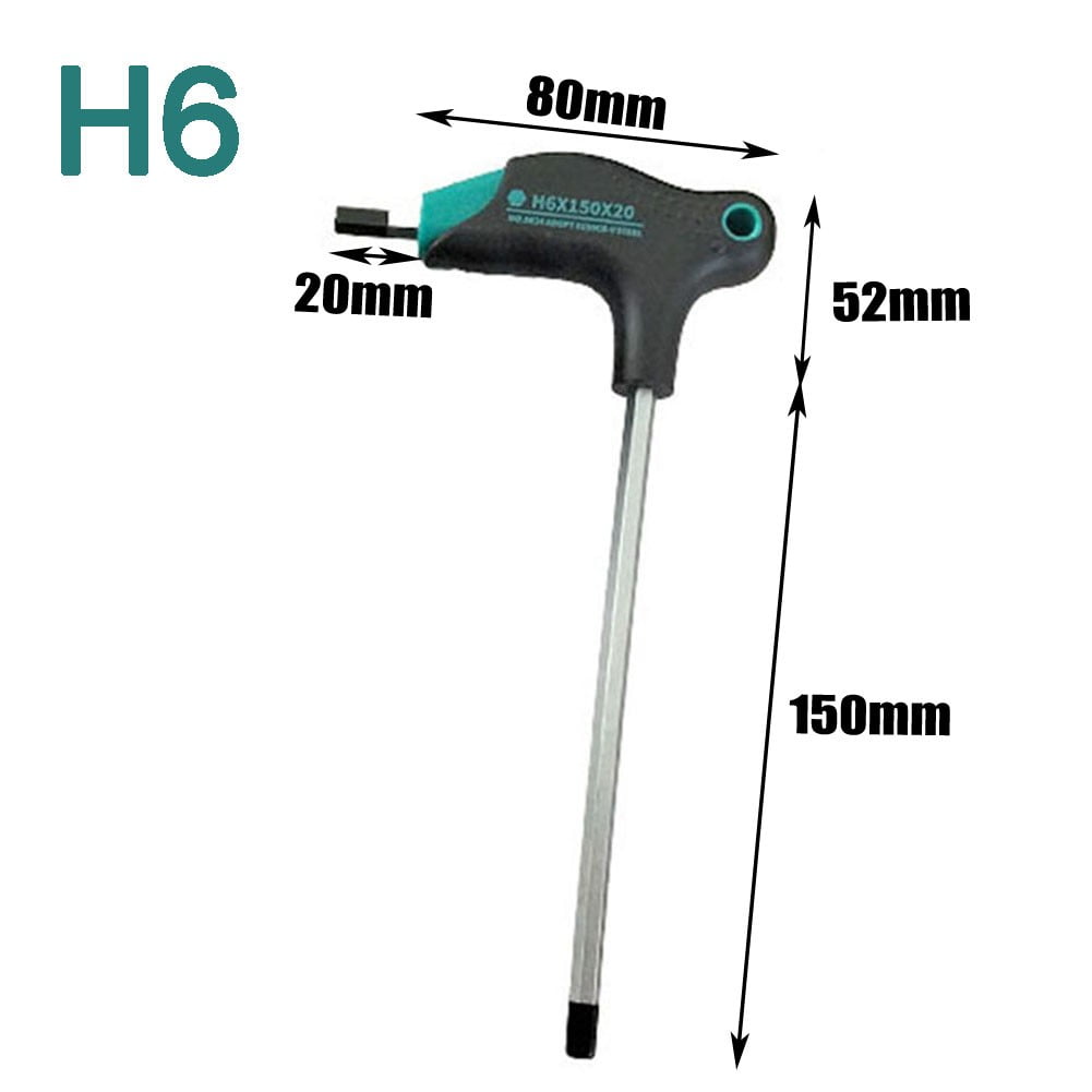 Bosisa 1Pc T-Type Hex Key Wrench Spanner For H2.5-H8 Hexagon ...