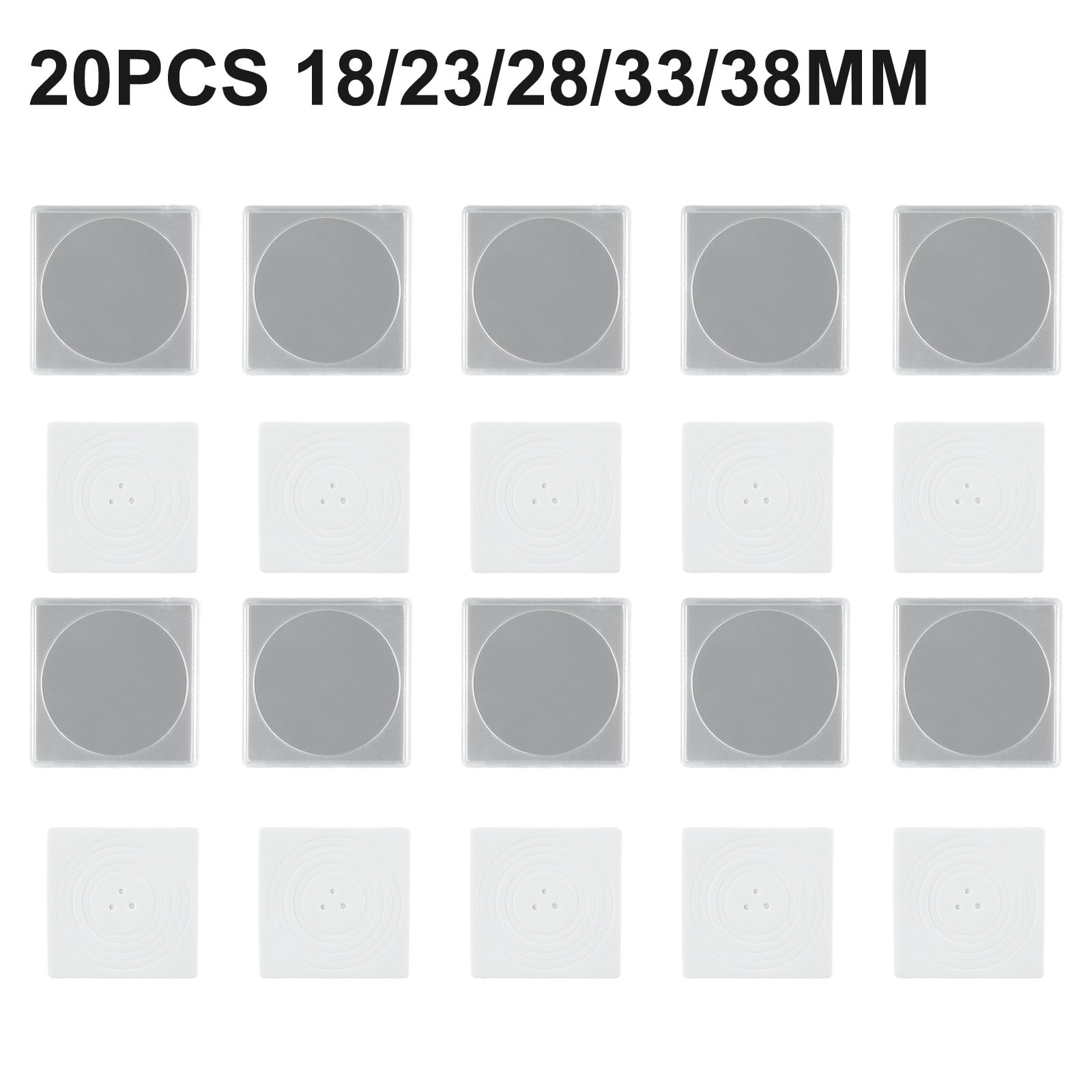 Bosisa 20Pcs Collection Organizer Storage Box Coin Capsule Case ...
