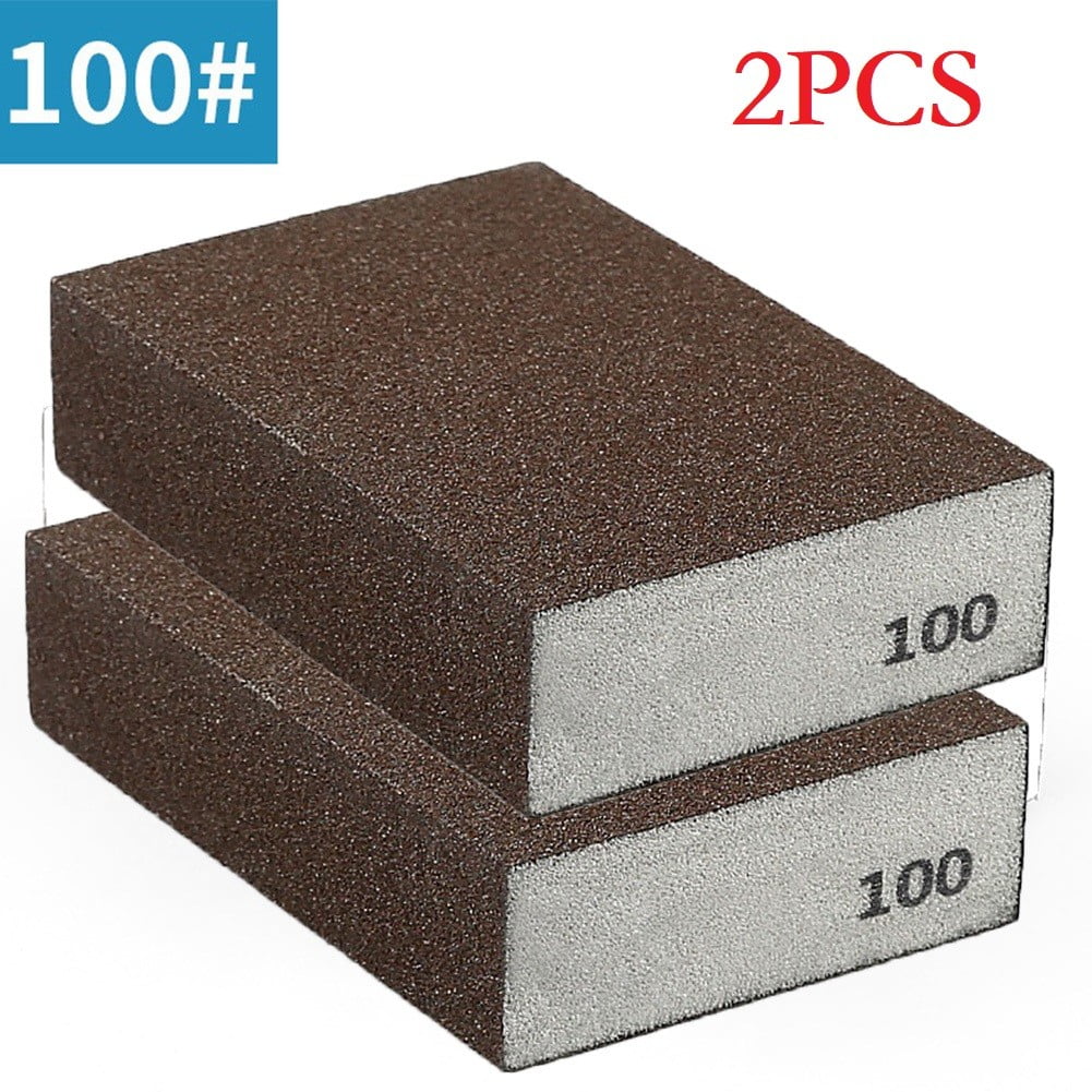 Bosisa 2Pcsgrit 60-320# Wall Grinding Sponge Sand Block Sandpaper ...