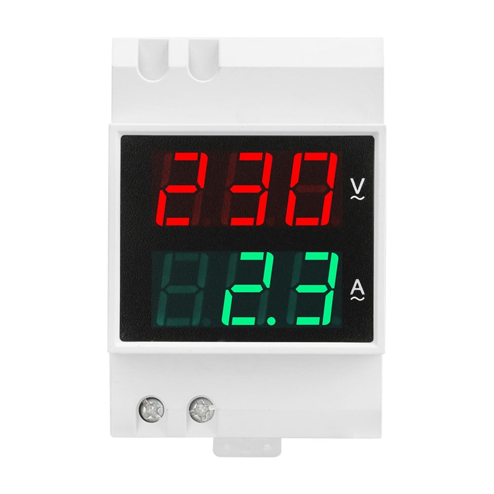 Bosisa 35Mm Din Rail Single Phase Ammeter Voltage Meter Measuring Ac 80 ...