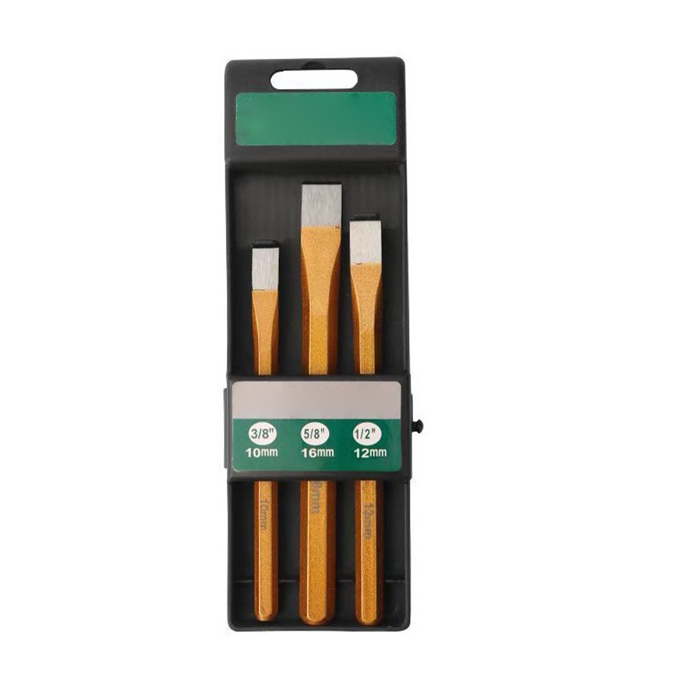 Bosisa 3Pcs Chisel Set Concrete Tool Flat Head Stone Splitter Masonry ...