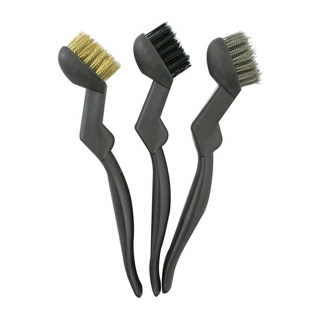 Bosisa 3Pcs Pipe Type Stainless Steel Copper Nylon Wire Brush Set 7 ...