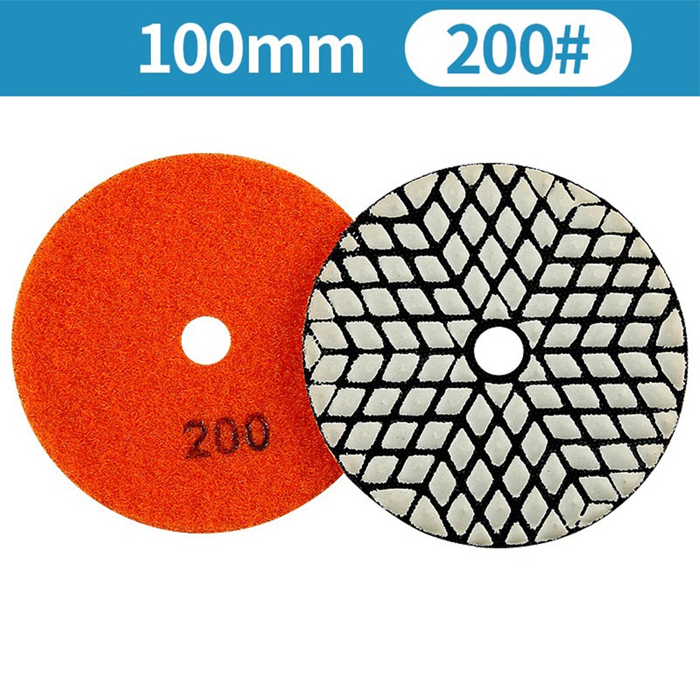 Bosisa 4 Inch Dry Polishing Pads Sanding Discs Grinding Wheels For ...