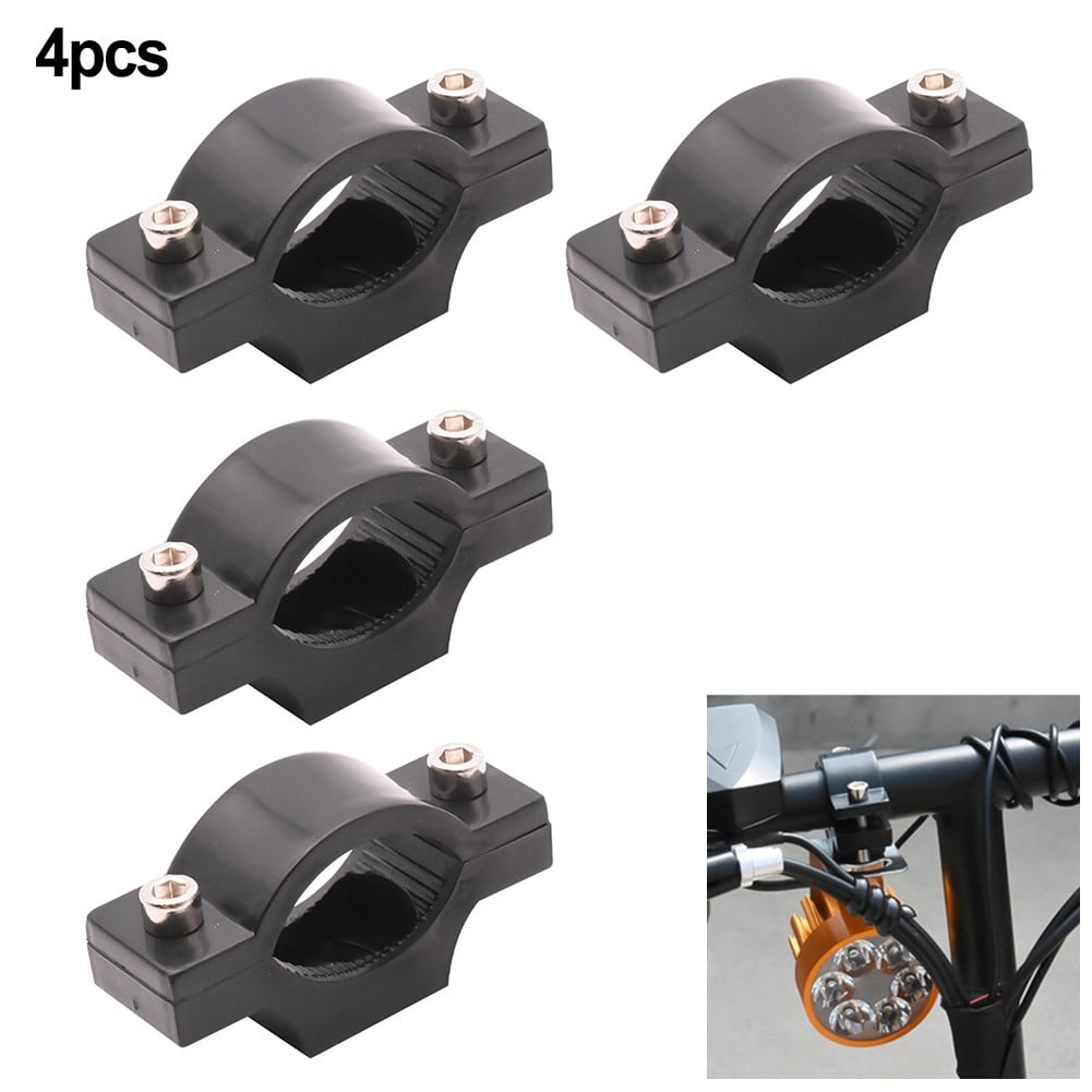 Bosisa 4Pcs Electric Bicycle Light Fixed Pipe Clamp For Ebike Light ...