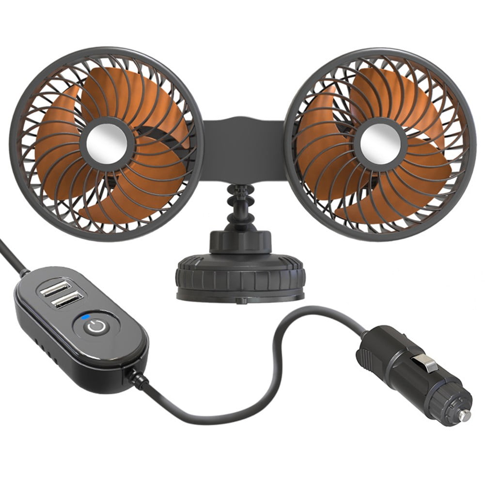 Bosisa 5V 12V 24V Car Fan Cooling Car Fan Dual Head Usb Car Fan 3 ...