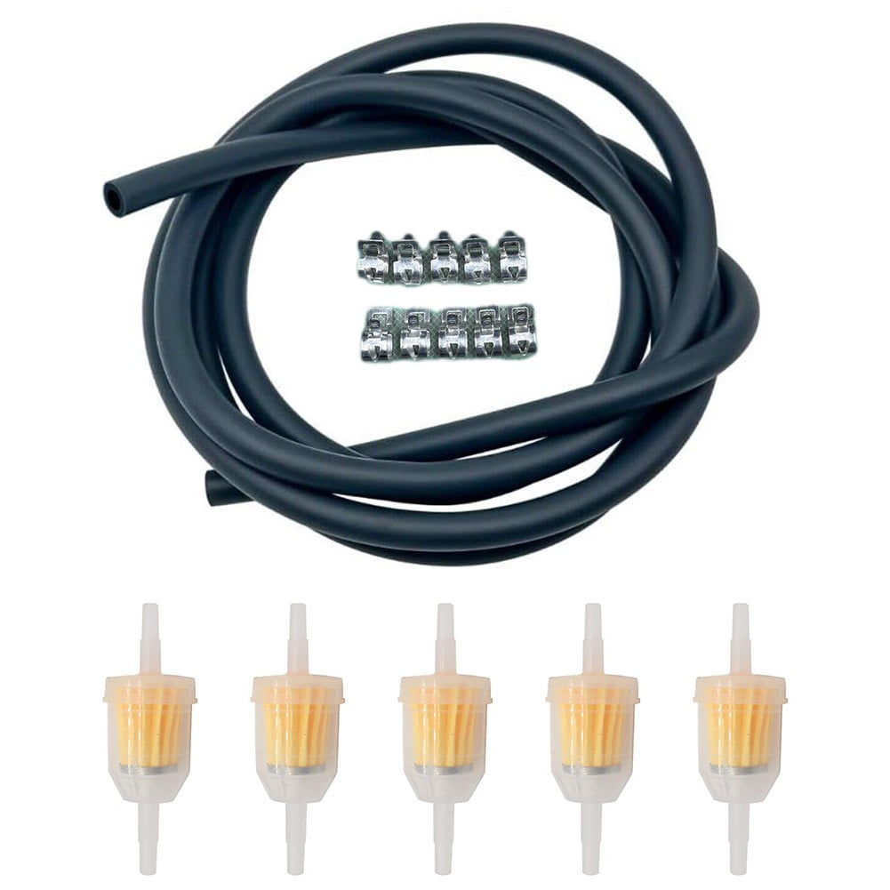 Bosisa 7 Feet Fuel Line Hose Kit with Clamp and Inline Filter for ...