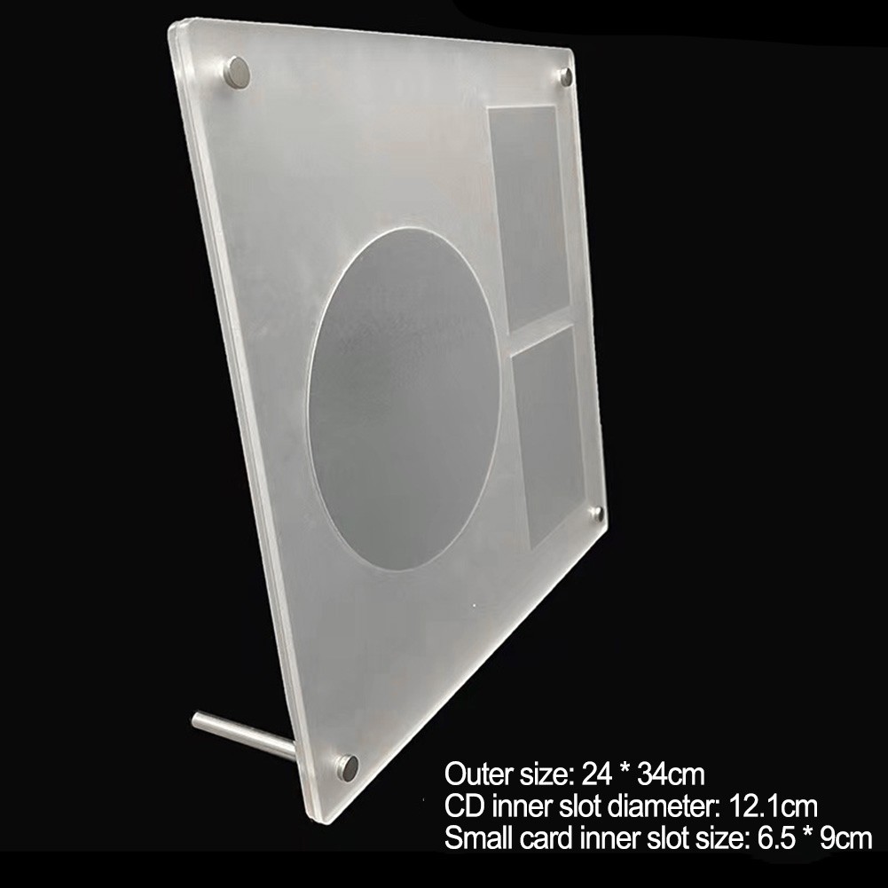 Bosisa Acrylic Albums CD Frame Display Disc Photocard Stand for ...