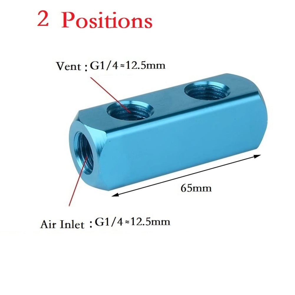 Bosisa Air Manifold Distributor 1/4In Pt Thread Port Pneumatic Quick ...
